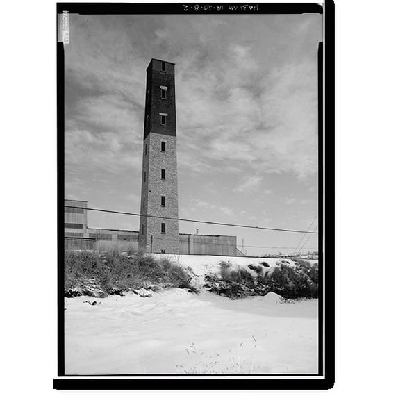 Historic Print, Shot Tower, Commercial & East Fourth Streets, Dubuque ...