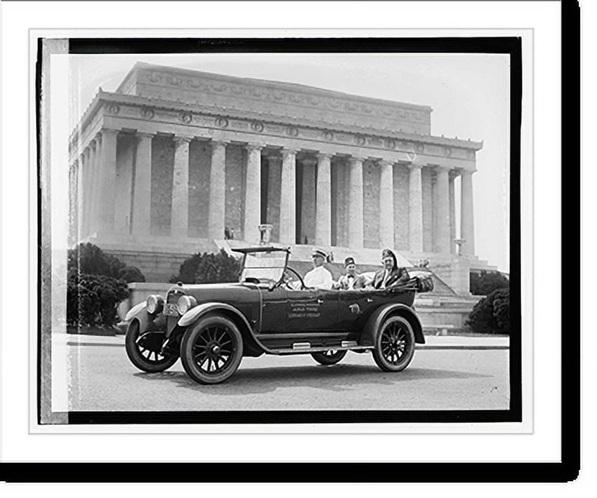 Historic Print, [Shriner automobile Illustrious Potentate, Almas Temple ...