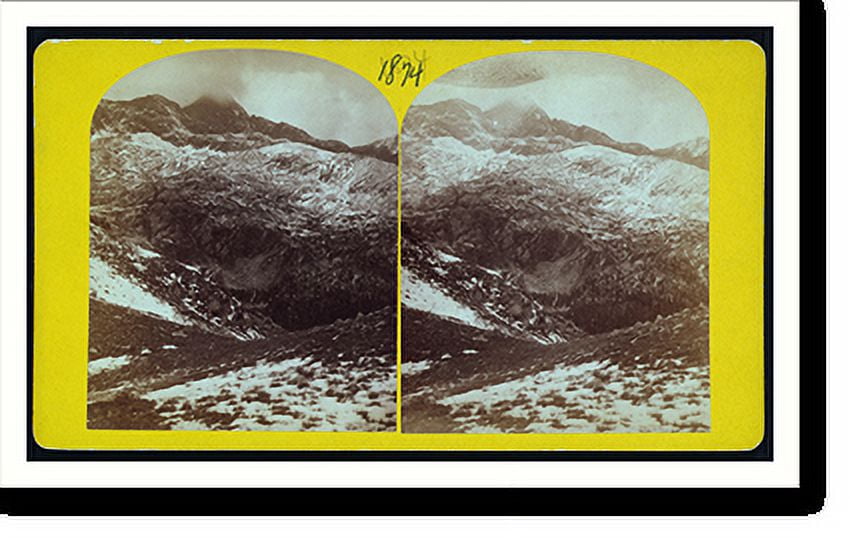 Historic Print, Sierra Blanca Col. 1874. First ascended by Gilbert ...
