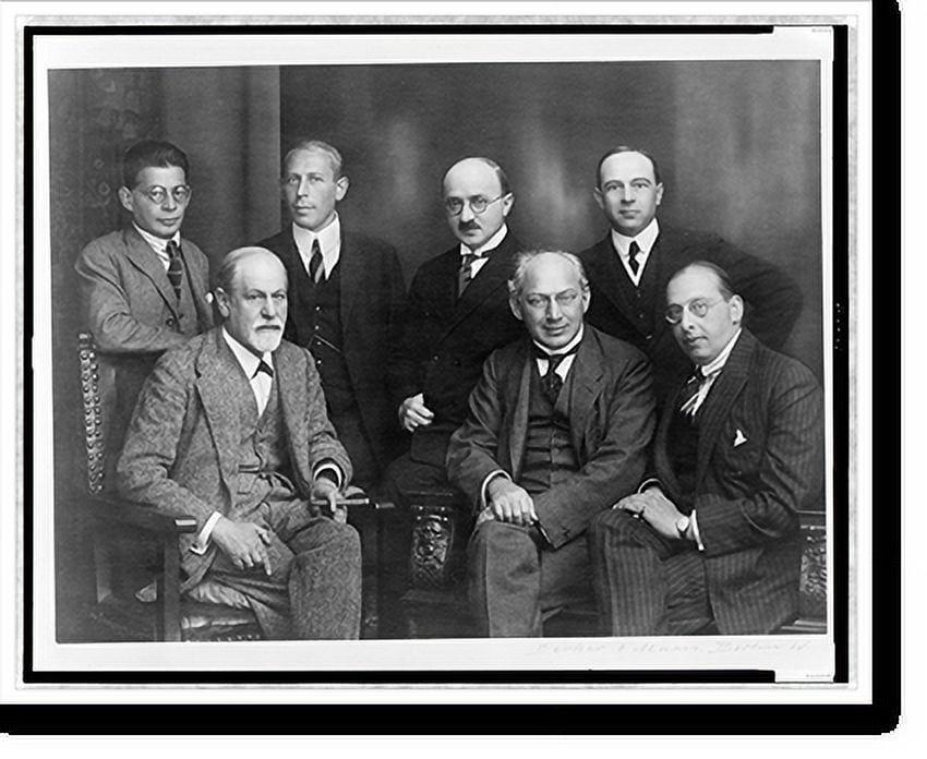 Historic Print, [Sigmund Freud, three-quarter length portrait, with his ...