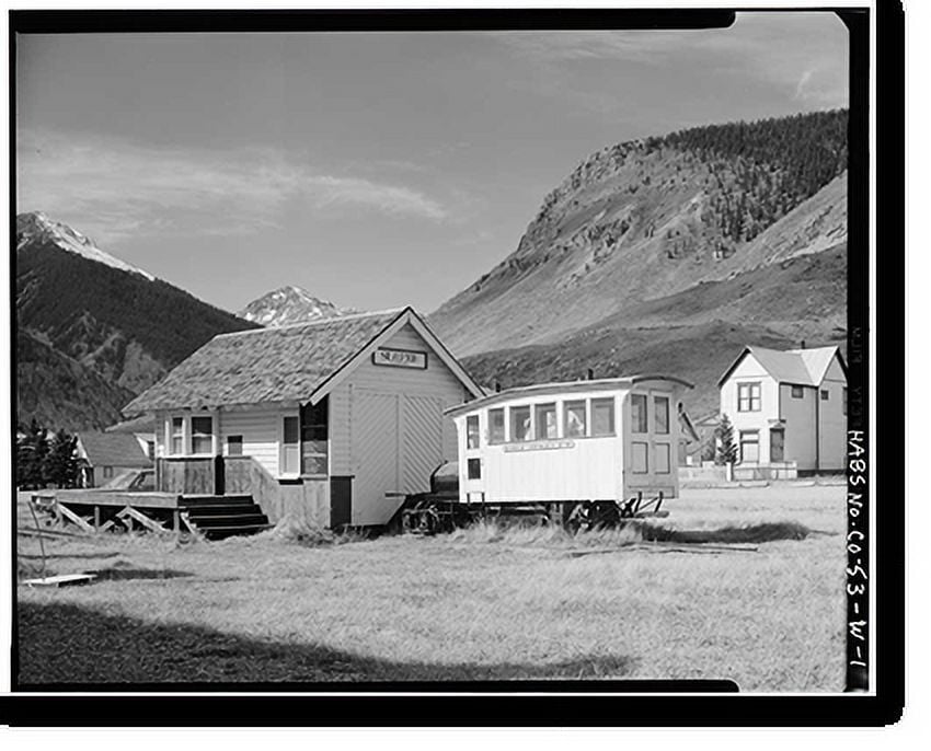 Historic Print, Silverton Historic District, Silverton & Northern ...