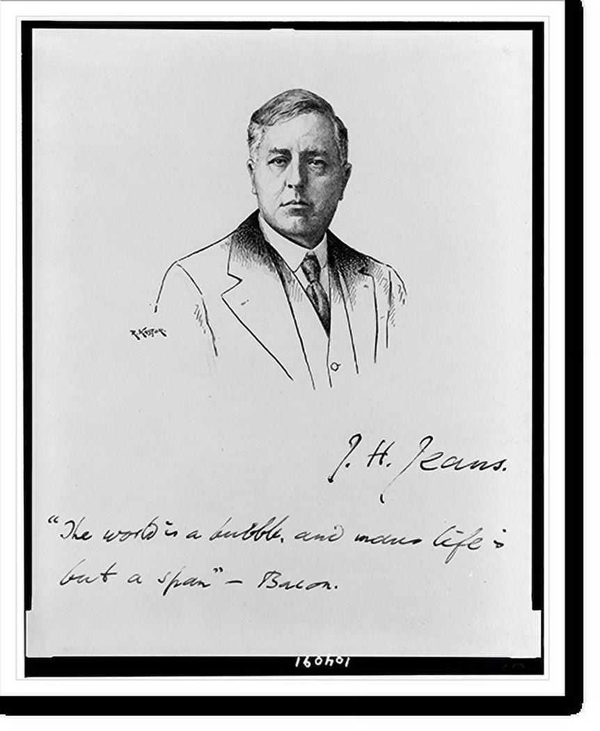 Historic Print, [Sir James Hopwood Jeans, head-and-shoulders portrait ...