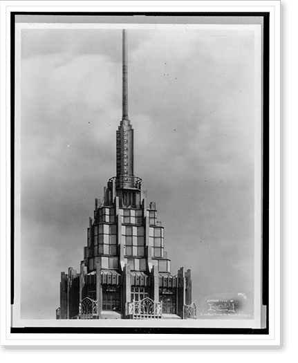Historic Print, Sixty Wall Tower, 70 Pine St. - 2, 18" x 24" - Walmart.com