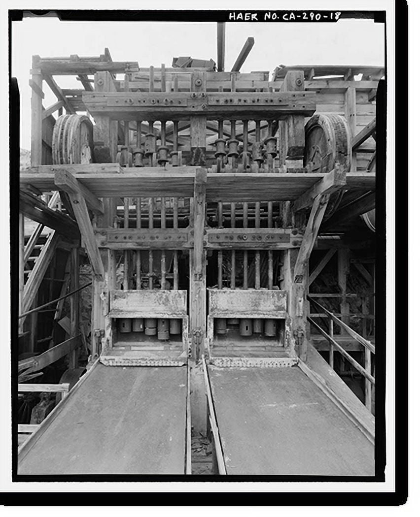 Historic Print, Skidoo Mine, Park Route 38 (Skidoo Road), Death Valley ...