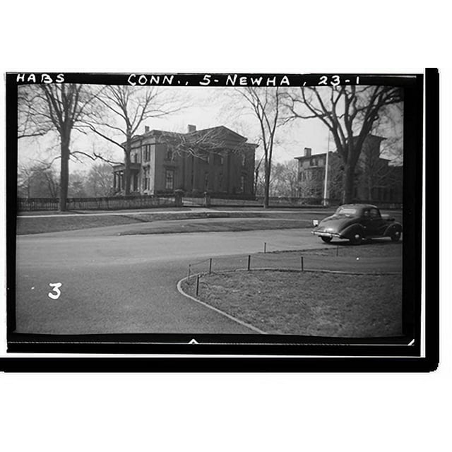 Historic Print, Skinner-Trowbridge House, 46 Hillhouse Avenue, New ...