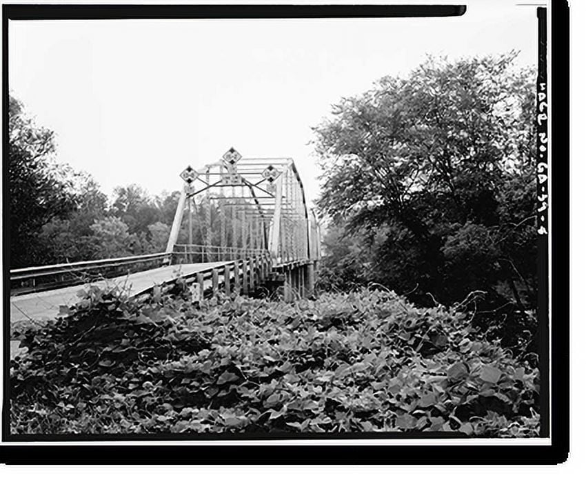 Historic Print, Smith-McGee Bridge, Georgia Route 181, Hartwell ...