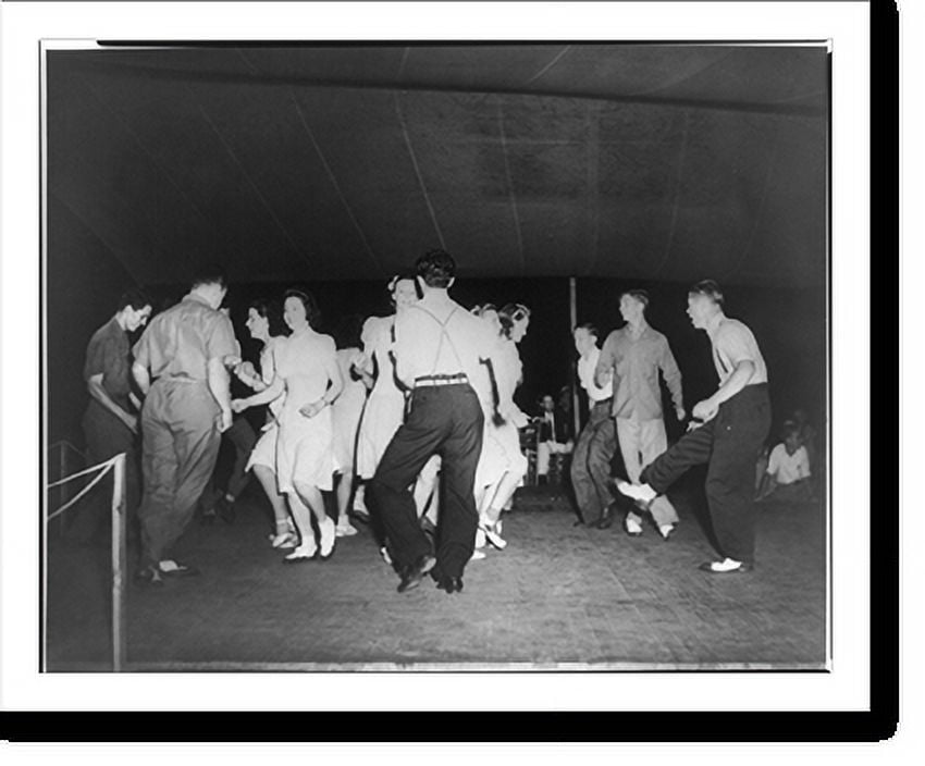 Historic Print, [Soco Gap Square Dance Team dancing at the Mountain ...