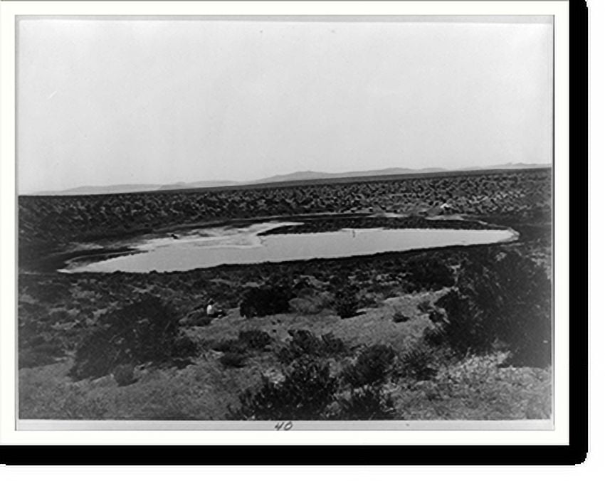 Historic Print, Soda Lake, Ragtown, Nev..T. H. O'Sullivan, phot., 16" x ...