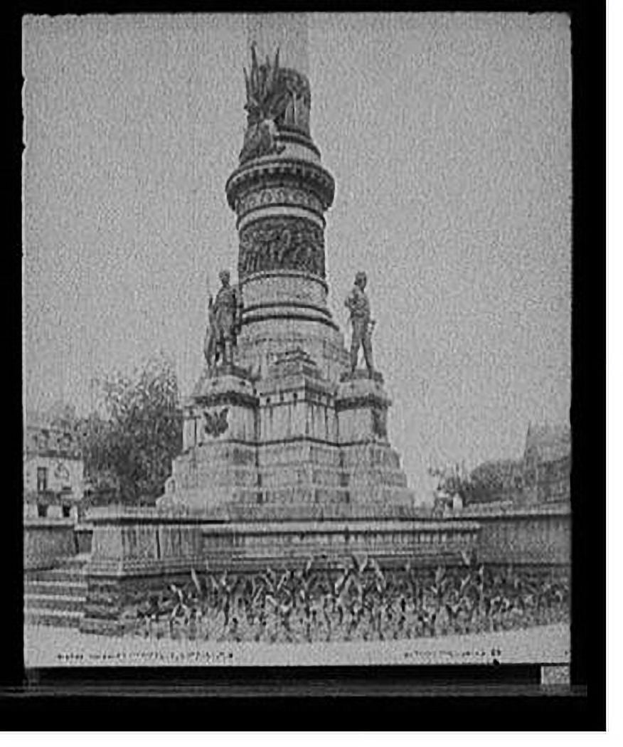 Historic Print, Soldiers' [and Sailors'] Monument, Buffalo, N.Y., 16" x ...