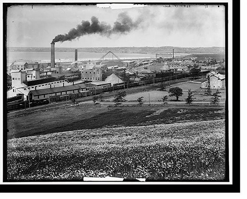 Historic Print, Solvay Process Co.'s works, Syracuse [i.e. Solvay], N.Y ...