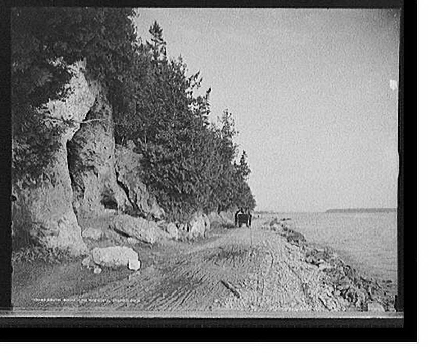 Historic Print, South Boulevard, Mackinac Island, Mich., 16" x 20 ...