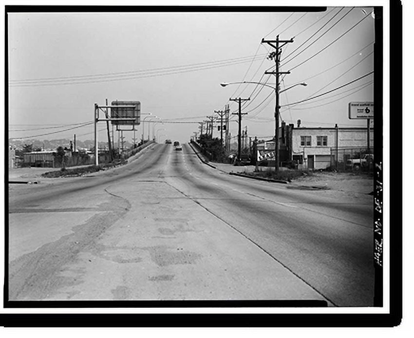Historic Print, South Wilmington Causeway Bridge, Spanning Conrail ...