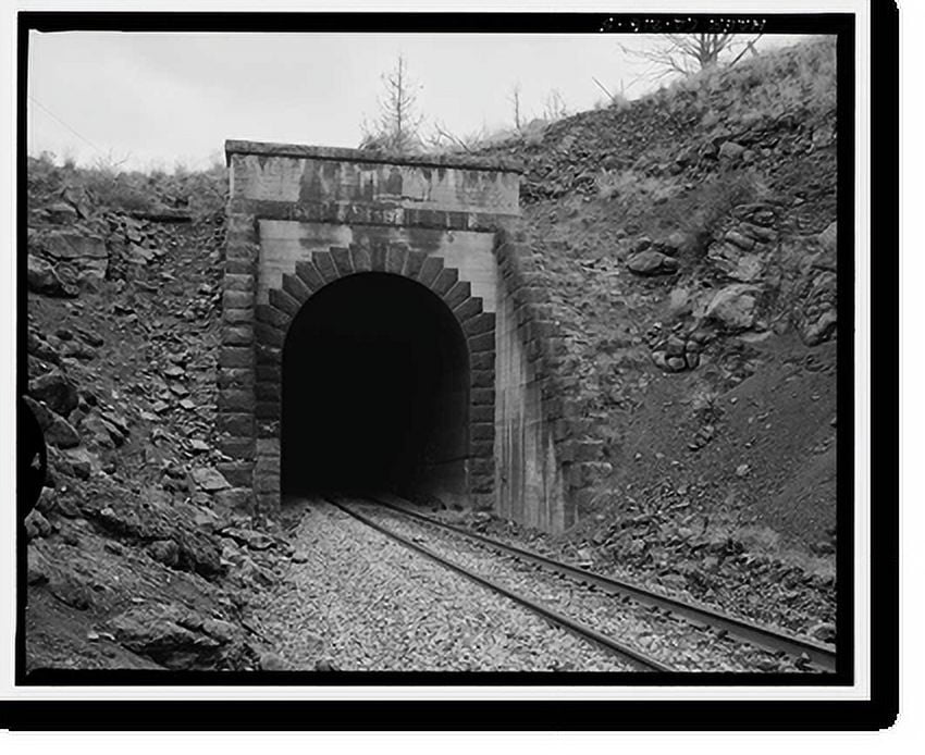 Historic Print, Southern Pacific Railroad Natron Cutoff, Tunnel No. 17 ...