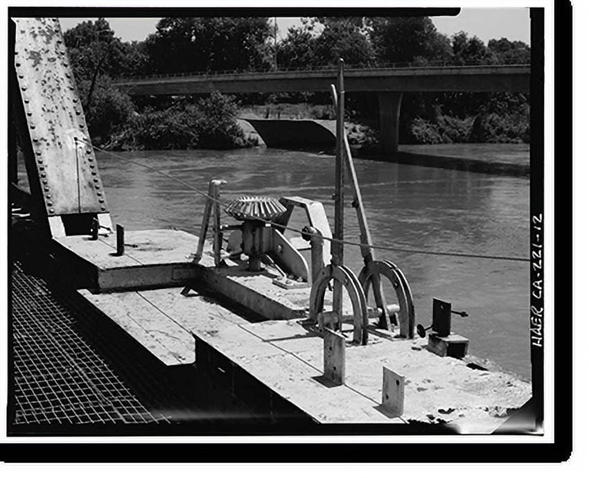 Historic Print, Southern Pacific Railroad Shasta Route, Bridge No. 210. ...