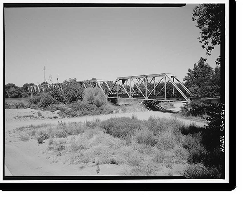 Historic Print, Southern Pacific Railroad Shasta Route, Bridge No. 210. ...
