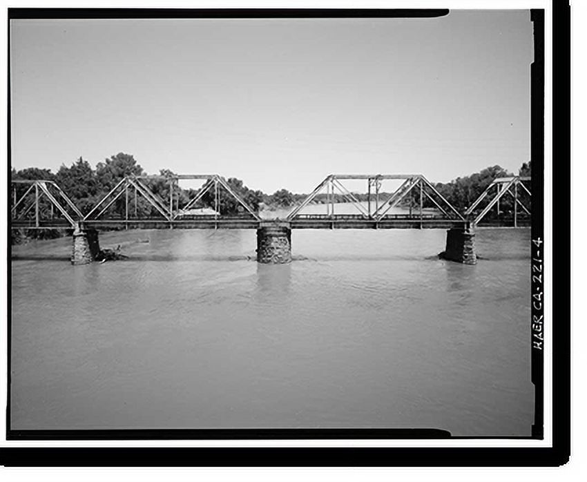 Historic Print, Southern Pacific Railroad Shasta Route, Bridge No. 210. ...
