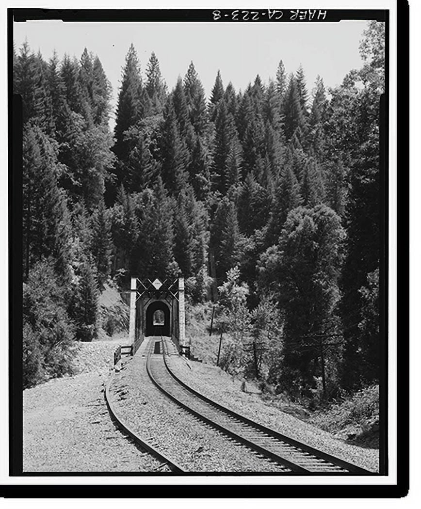 Historic Print, Southern Pacific Railroad Shasta Route, Bridge No. 310. ...