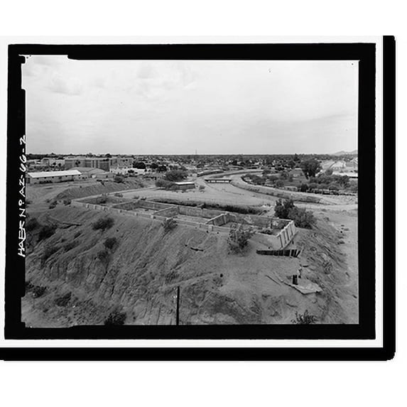 Historic Print, Southern Pacific Railroad Water Settling Reservoir ...