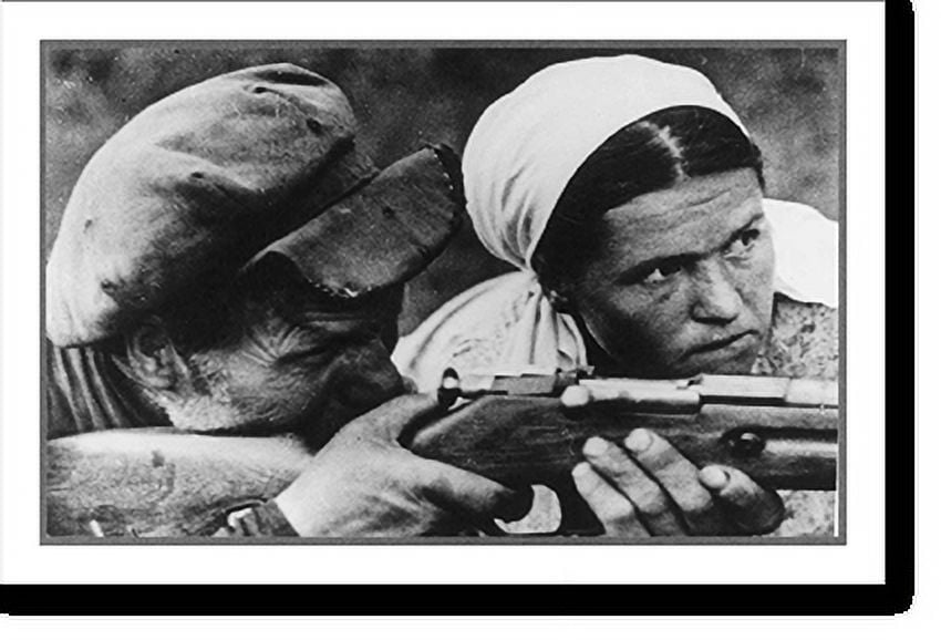 Historic Print, [Soviet guerrilla activity in Russia, WWII: Woman ...
