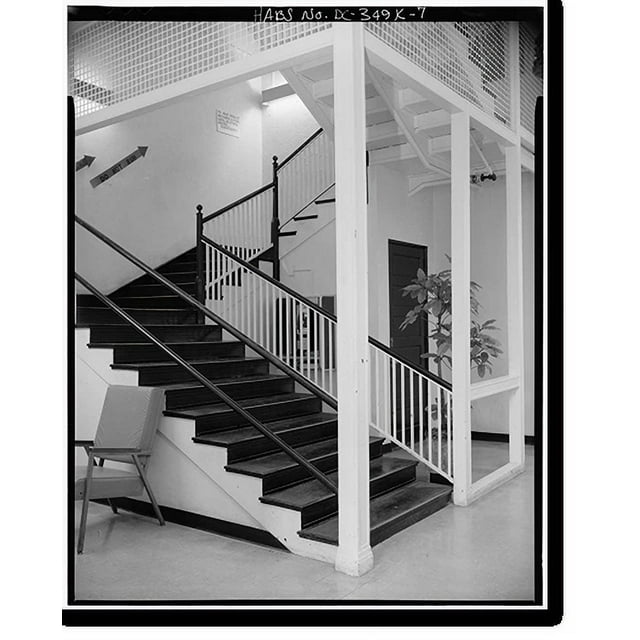 Historic Print, St. Elizabeths Hospital, R Building (No. 89), 2700 ...