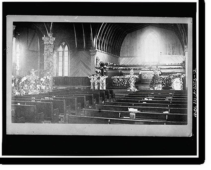 Historic Print, St. Paul's Episcopal Church, 120 East J Street, Benicia ...