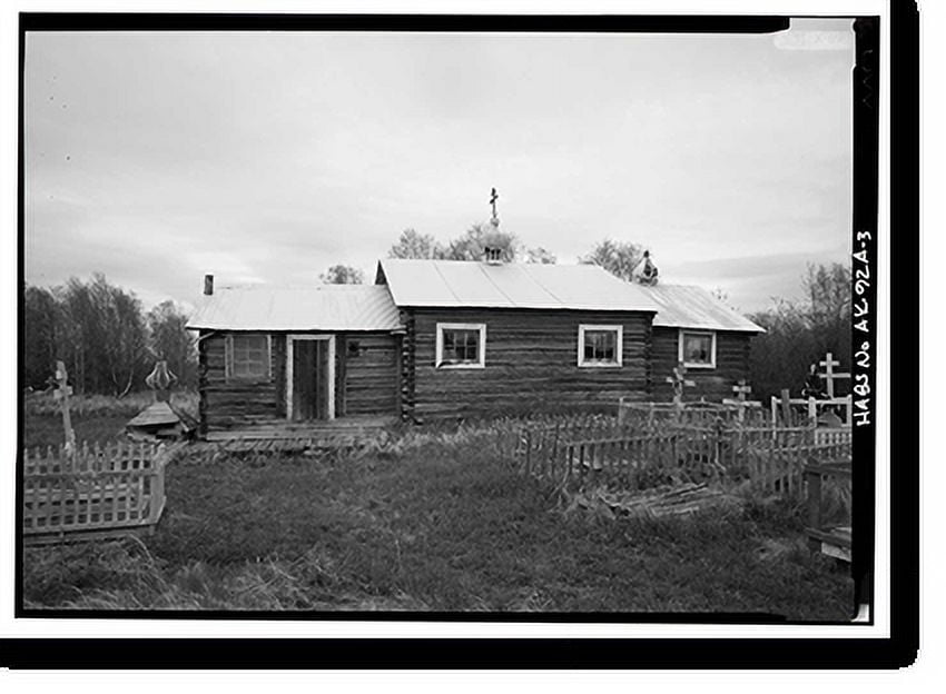 Historic Print, St. Seraphim Russian Orthodox Churches, Old Church ...