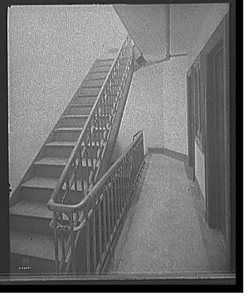 Historic Print, [Stairway and hall, tenement, New York City], 18" x 24 ...