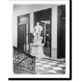 Historic Print, [Statue of Spanish navigator inside building, Manila, P ...
