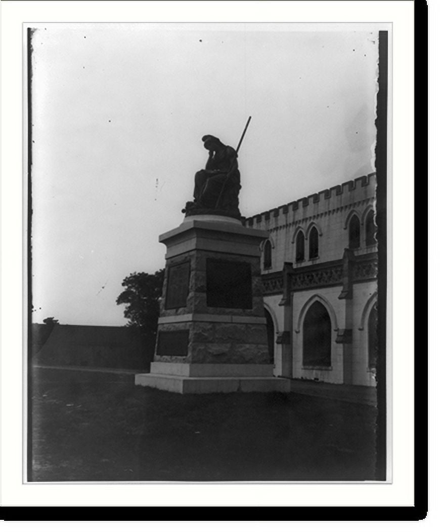 Historic Print, [Statue of Virginia mourning her dead - side view, V.M ...