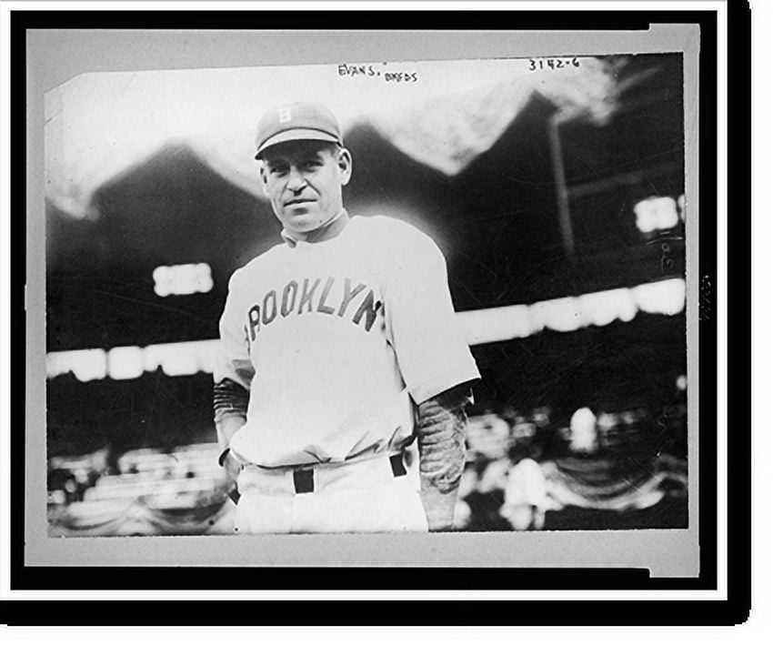 Historic Print, [Steve (Louis Richard) Evans, Brooklyn (Federal League ...
