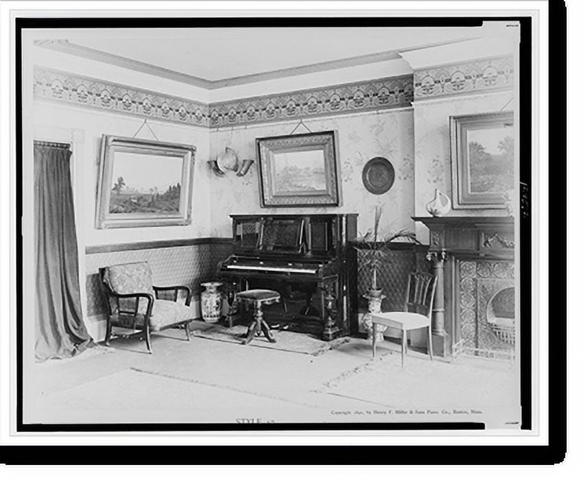Historic Print, Style 17 - upright piano-forte designed and ...