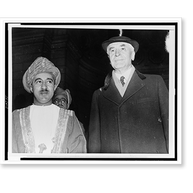 Historic Print, [Sultan of Muscat and Oman (left) and Cordell Hull ...