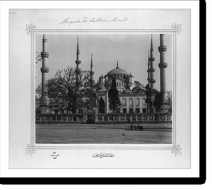 Historic Print, [Sultanahmet Camii (mosque)].Lieutenant Colonel of the ...