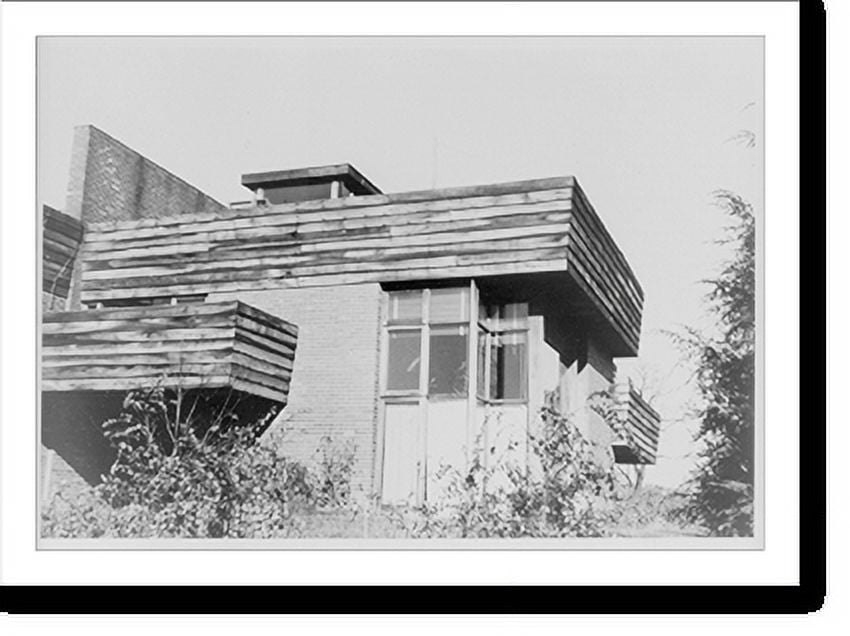 Historic Print, [Sun Terrace, built by Frank Lloyd Wright, Ardmore, Pa ...