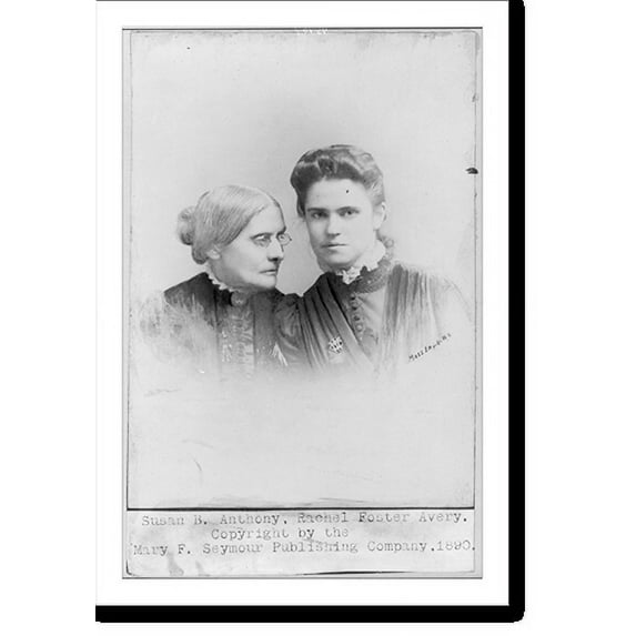 Historic Print, [Susan Brownell Anthony, 1820-1900, bust portrait with ...