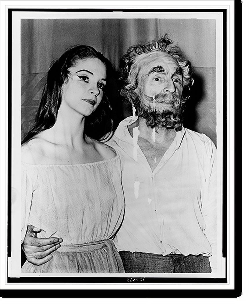 Historic Print, [Suzanne Farrell with George Balanchine, half-length ...