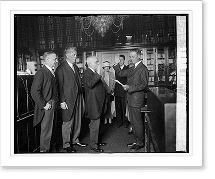 Historic Print, Swearing in of W.D. Mitchell as Solicitor General, 6/8 ...
