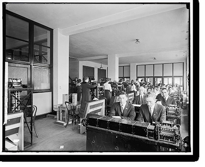 Historic Print, TABULATING MACHINE CO. - 3, 16" x 20" - Walmart.com