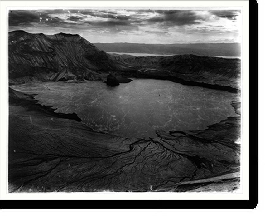 Historic Print, Taal Volcano, Philippines, 18" x 24" - Walmart.com