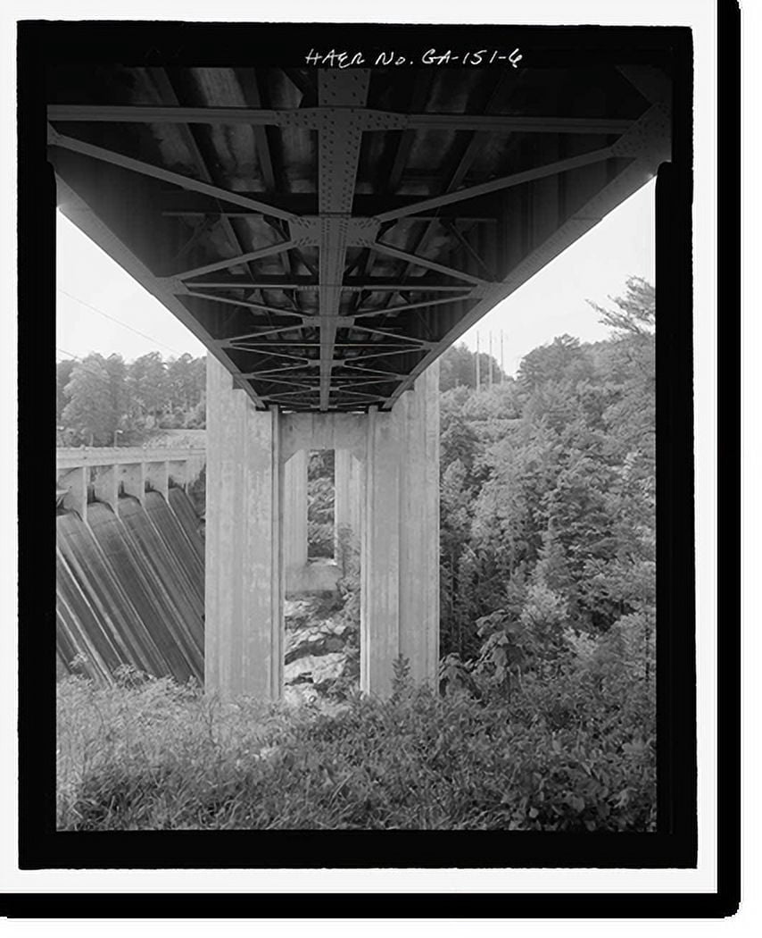 Historic Print, Tallulah Falls Bridge, Spanning Tallulah Falls River on ...
