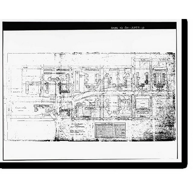 Historic Print, Techwood Homes (Public Housing), Bounded by North ...
