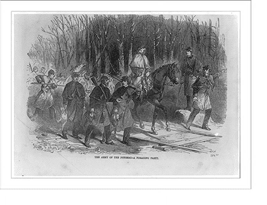 Historic Print, The Army of the Potomac - a foraging party, 16" x 20 ...