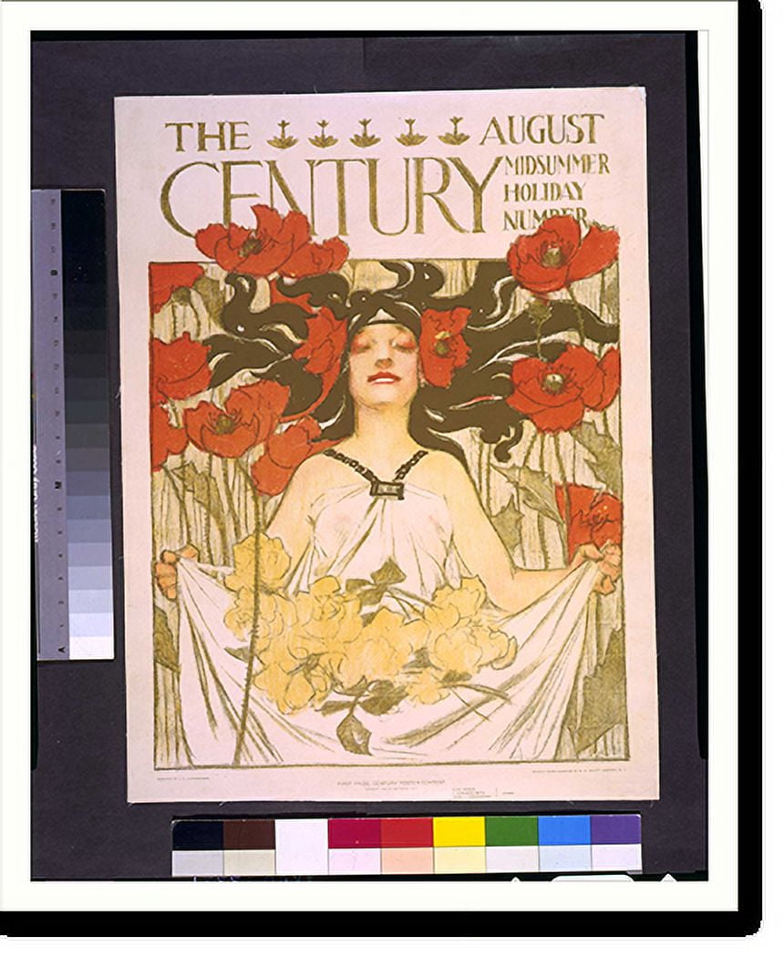 Historic Print, The August Century. Midsummer holiday number. designed ...
