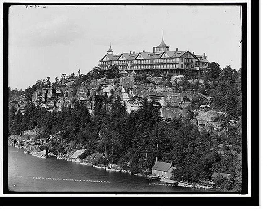 Historic Print, The Cliff House, Lake Minnewaska, N.Y., 16" x 20 ...