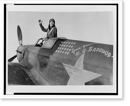 Historic Print, The Don front. Hero of the Soviet Union, pilot Mikhial ...
