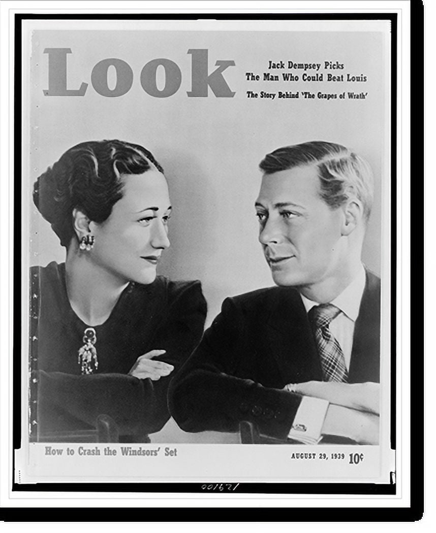 Historic Print, [The Duke and Duchess of Windsor, head-and-shoulders ...