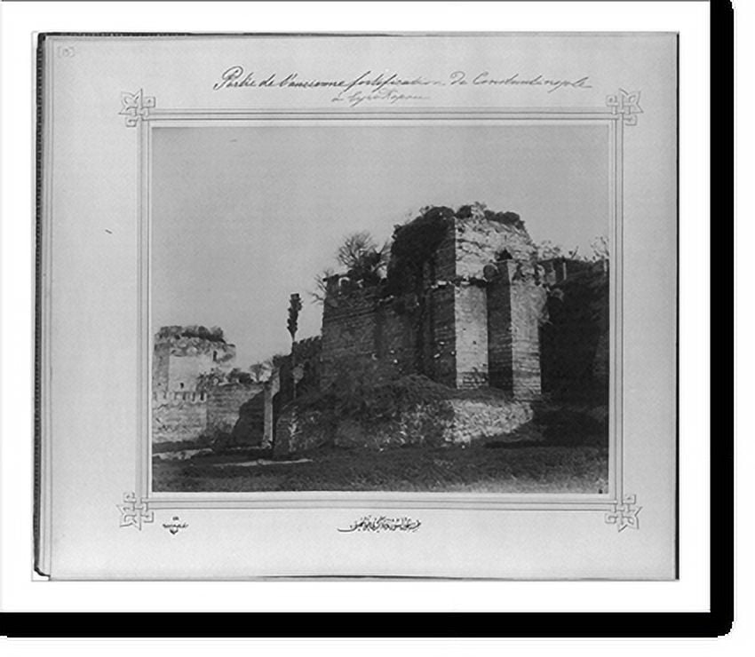 Historic Print, [The Egrikapi (gate) seen from the İstanbul walls ...