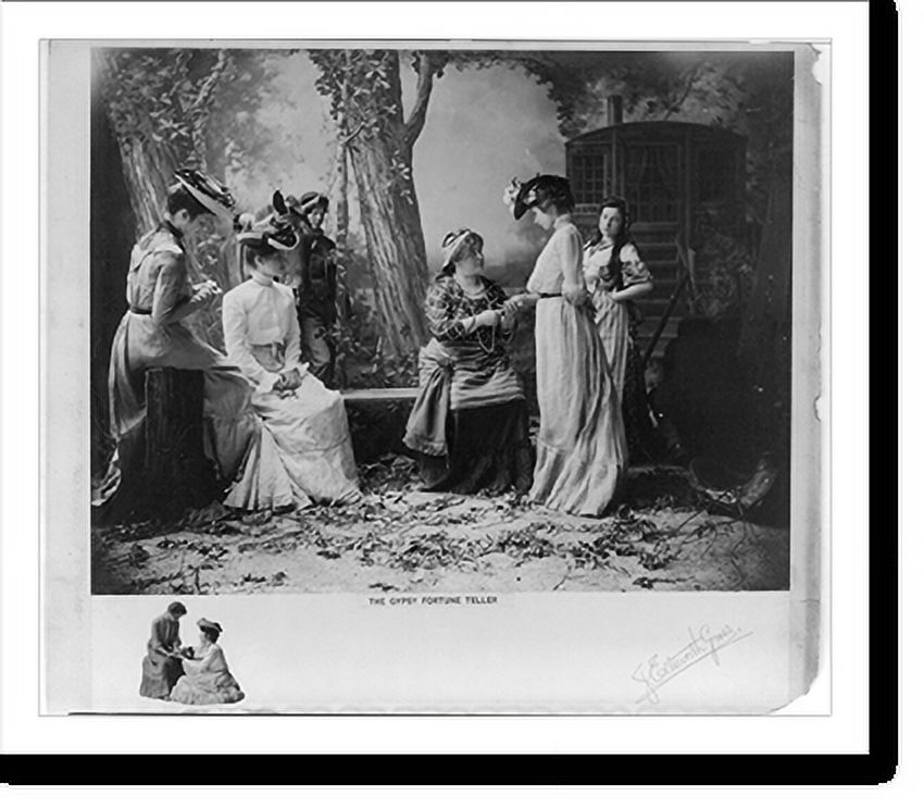 Historic Print, The Gypsy fortune teller, 16" x 20" - Walmart.com