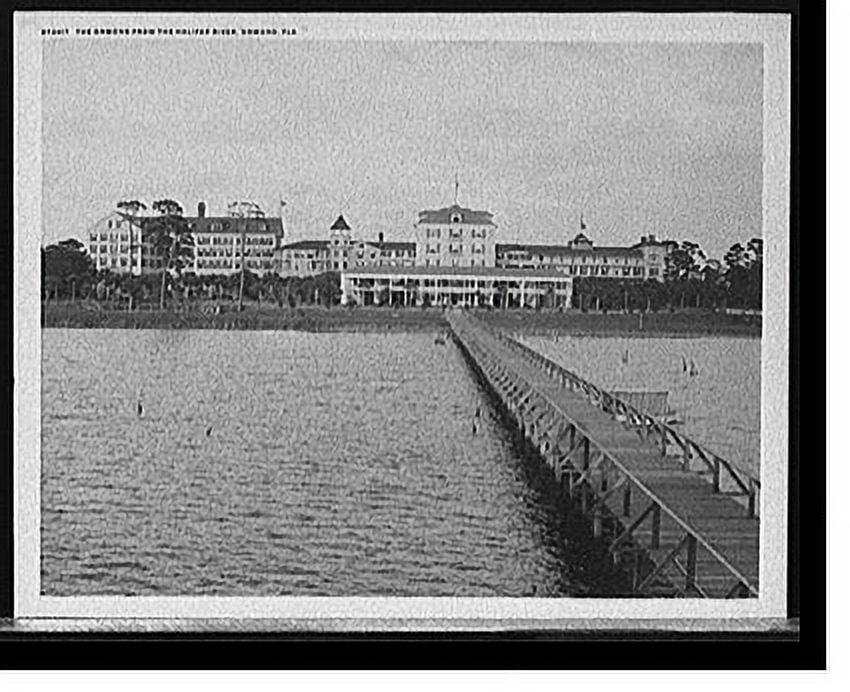 Historic Print, The [Hotel] Ormond from the Halifax River, Ormond, Fla ...