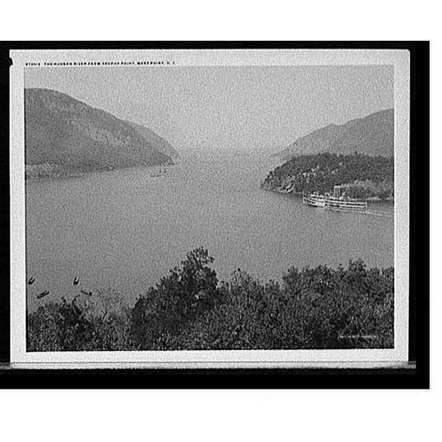 Historic Print, The Hudson River from Trophy Point, West Point, N.Y., 16" x 20" - Walmart.com